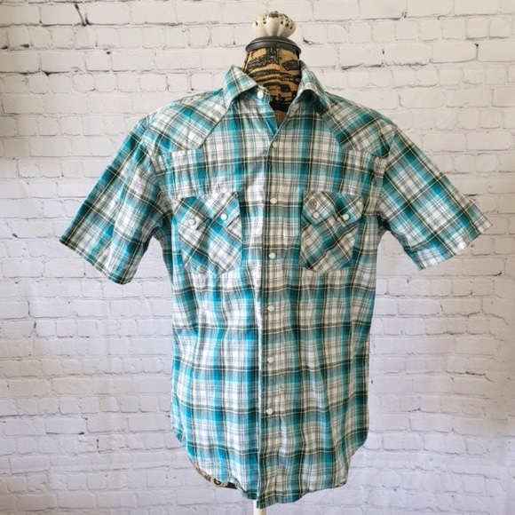 Wrangler | Shirts | Mens Plaid Wrangler Button Up Shirt | Poshmark